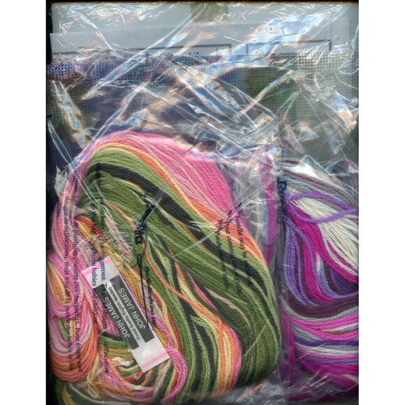 Bucilla | Wall Decor | Vintage Bucilla Needlepoint Kit 4725 Iris ...